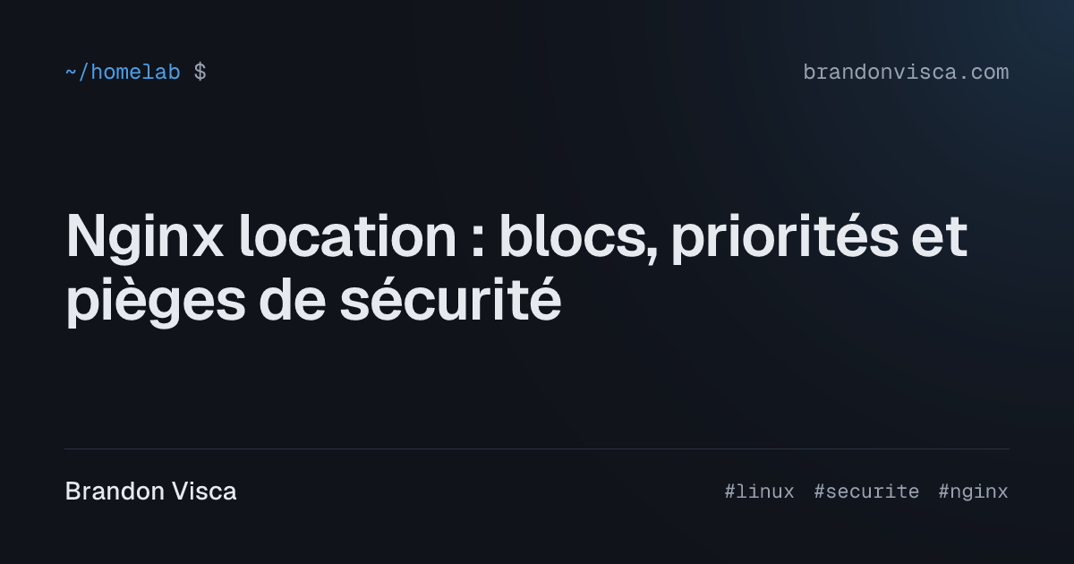 Comprendre les blocs location de Nginx et leur impact sur la sécurité ...